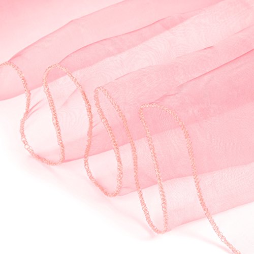 Lann's Linens Organza Wedding Table Overlay - Tablecloth Topper (72 ...
