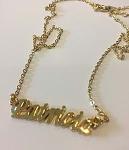 Amazon.com : Patricia Personalized Name Necklace 1 Gold : Everything Else