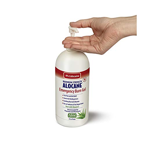 Alocane Maximum Strength 4% Lidocaine Emergency Burn Gel Pump ...