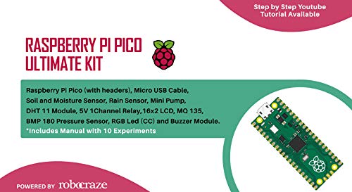 Buy Robocraze Raspberry Pi Pico Ultimate Kit with Manual | Raspberry Pi Pico Starter Kit for ...