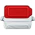 Amazon.com: Pyrex 1.5-Quart Clear Basics Glass Loaf Pan (Set of 2 ...