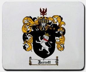 Amazon.com : Jarrett Family Shield / Coat of Arms Mouse Pad : Office ...