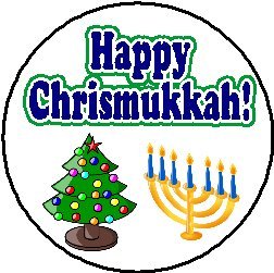 Amazon.com: Happy Chrismukkah ! (Tree & Menorah) 1.25" Magnet ...