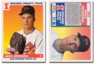 Amazon.com: 1991 Score Mike Mussina Rookie Baseball Card Baseball ...