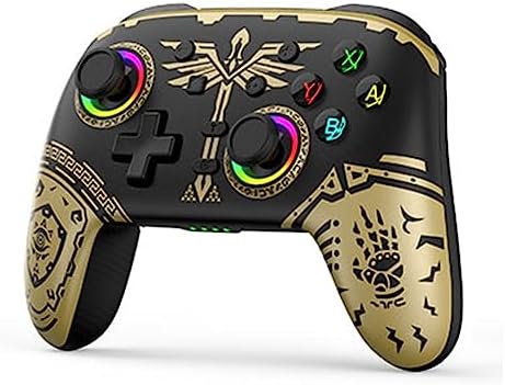 Switch Pro Wireless Controller, With Macro Programmable Buttons /6-Axis Gyro/AUTO continuous ...