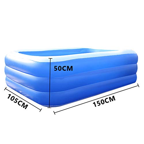 Inflatable Swimming Pool,Large Outdoor Inflatable Pool,Rectangular ...