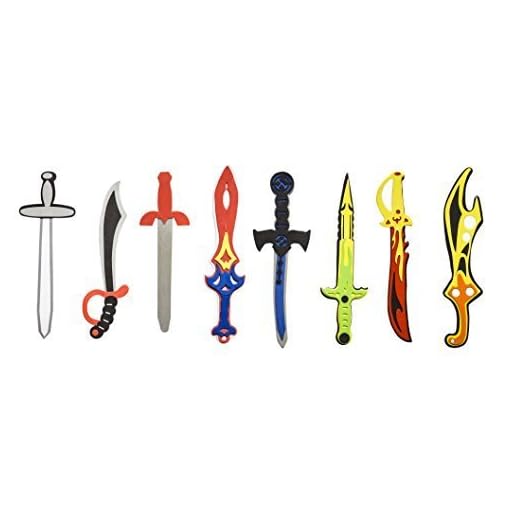 Super Z Outlet Assorted Foam Toy Swords for Children with Different ...