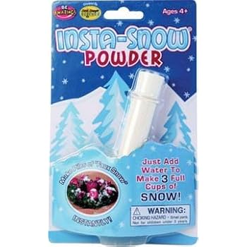 Amazon.com: Be Amazing Insta-Snow Jar, Makes 2 Gallons: Toys & Games