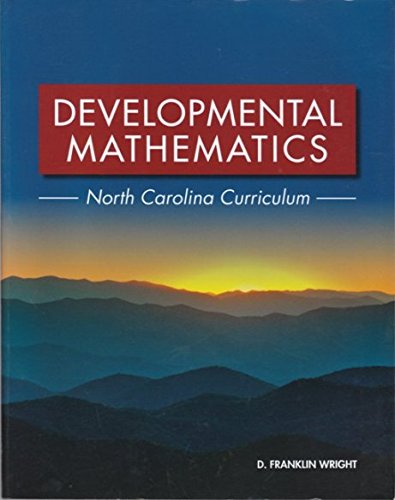 Developmental Mathematics North Carolina Curriculum: Jennifer Guerette ...