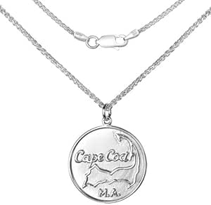Cape Cod Jewelry, Cape Cod Sterling Medallion Sterling Silver Necklace ...