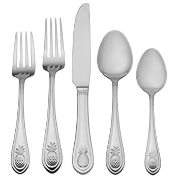 Amazon.com | Ginkgo International Pineapple 20-Piece Stainless Steel ...