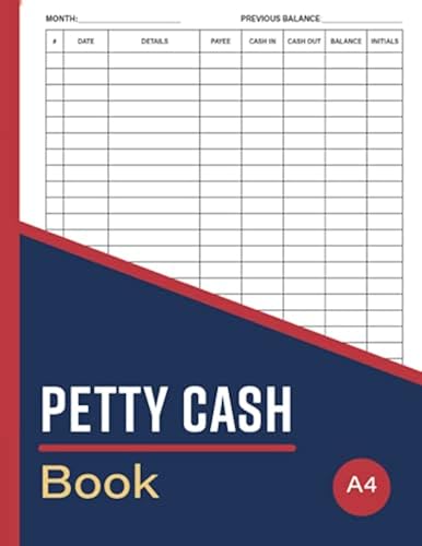 Petty Cash Book: Petty Cash Log Book | Petty Cash Ledger Book For Small ...