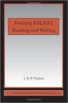 Amazon.com: Teaching ESL/EFL Reading and Writing (ESL & Applied Linguistics Professional Series ...