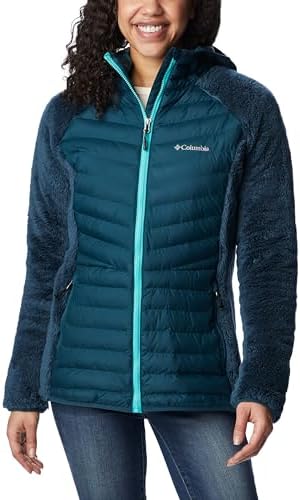 Columbia Women's Powder Lite Sherpa Hybrid Full Zip Puffer Jacket ...
