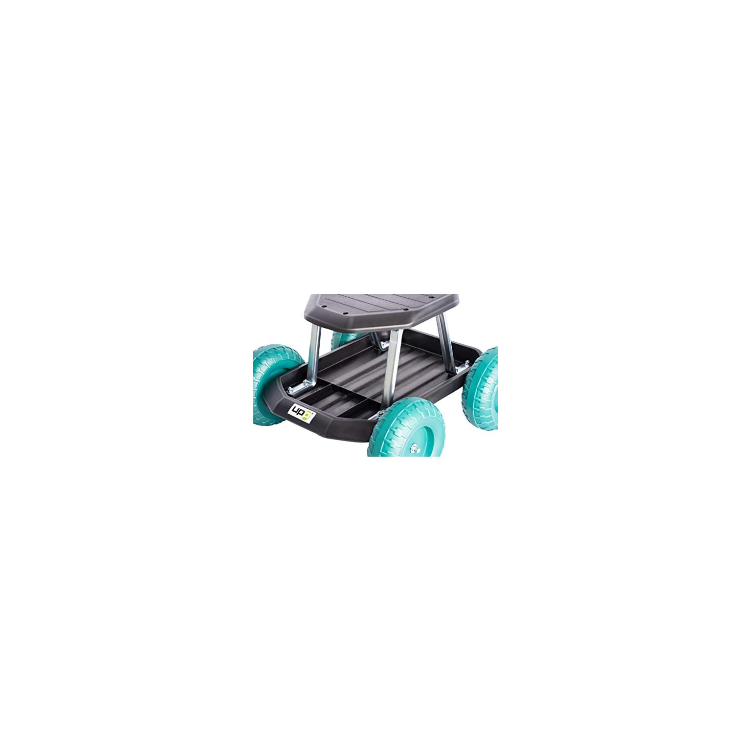 UPP Gardening Seat on Wheels | Rolling Weeding Stool for Backpain-Free ...