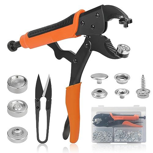 YXGOOD Upgraded Version Heavy Duty Snap Fastener Tool, Snap Setter Tool ...