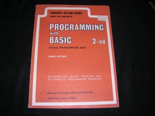 Schaum's Outline of theory and problems of programming with BASIC ...