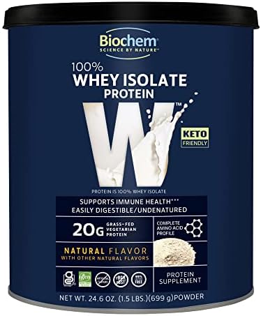 Biochem, Whey Protein Powder, 20g of Protein to Support Muscles and ...