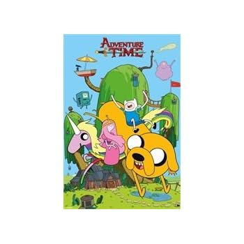 Amazon.com: NMR 5667 Adventure Time Finn and Jake Decorative Poster ...