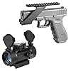Tactical Micro Compact Red Dot Open Reflex Sight with Pistol Rifle ...
