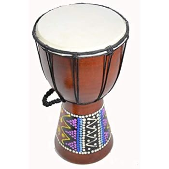 Amazon.com: 7" Extra Small Authentic Handmade Djembe Drum - Traditional ...