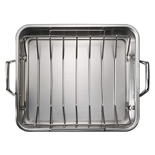 Tramontina 80203/006DS Gourmet Deep Rectangular Roasting Pan with ...