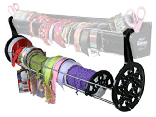 Upcycled DIY Ribbon Organizer - Turning the Clock Back