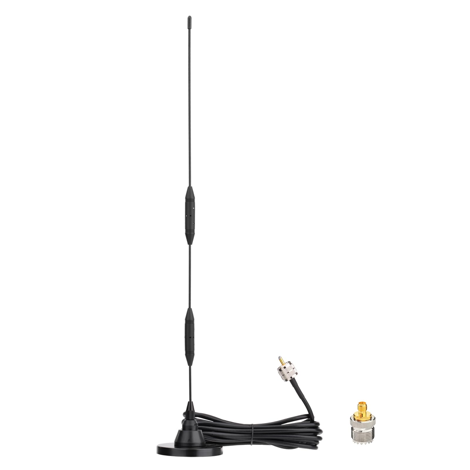 Eightwood Car Mobile Ham Radio Antenna High Gain Dual Band VHF UHF 136 ...
