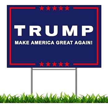 Amazon.com : Trump For President 2020 Outdoor Yard Sign - 12x18 ...