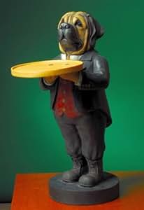 Amazon.com: Dog Butler Statue End Table: Kitchen & Dining