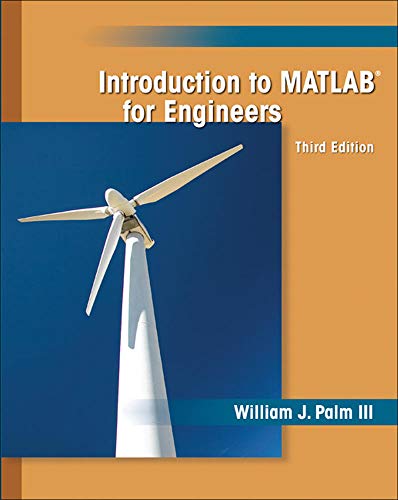 Introduction to MATLAB for Engineers: Palm, William: 9780073534879 ...