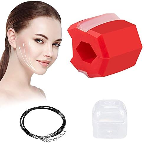 Jaw Exerciser Chew, Neck Toning Equipment Jawline Fitness Ball Jaw ...