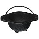 Amazon.com: New Age Imports Inc. Small Pentagram Cast Iron Cauldron, 3 ...