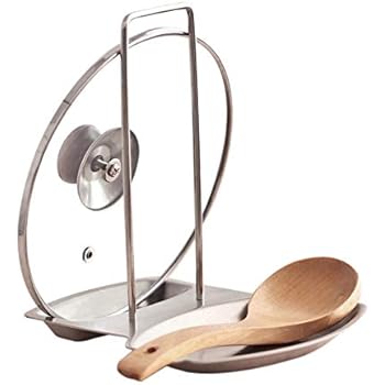 Amazon.com: Cook N Home Cook N Home Stainless Steel Spoon and Lid Rest ...