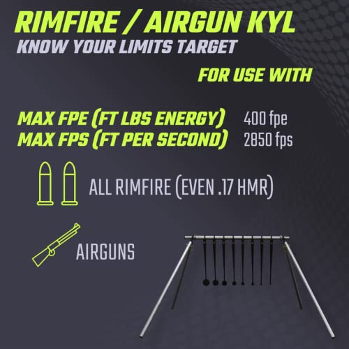 AR500 Steel Targets - Know Your Limits Target 22lr - Kyl Target ...