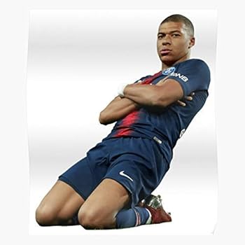 Amazon.com: Kylian Mbappe PSG FC Soccer Football Art Poster Photo Print ...