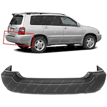 Amazon.com: OE Replacement Toyota Highlander Rear Bumper Cover ...