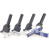Amazon.com: MAS Ignition Coils UF497 + Platinum spark plugs Replacement ...