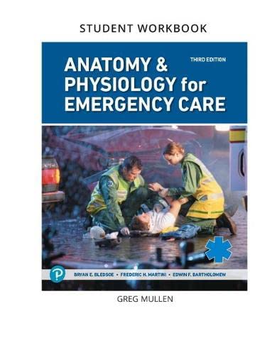 Student's Workbook for Anatomy & Physiology for Emergency Care: Mullen ...