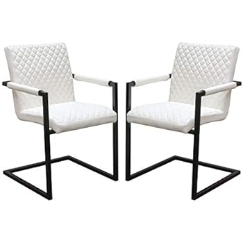 Amazon.com - Diamond Sofa Adele Dining Chair in Black - Set of 2 - Chairs