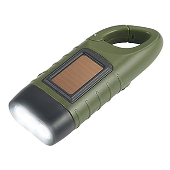 POWER plus Barracuda LED Solar/Wind-Up Torch: Amazon.co.uk: Sports ...