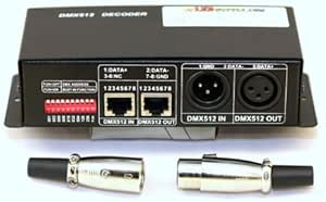 Amazon.com: RGB DMX Decoder XLR + RJ-45 : Electronics