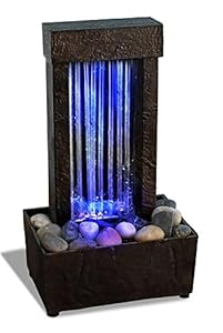Amazon.com: Mirrored Waterfall Light Show LED Fountain: Home & Kitchen
