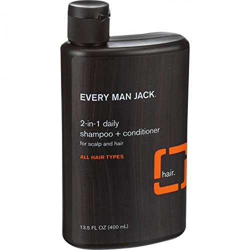 Amazon.com: Every Man Jack 2-in-1 Daily Shampoo Plus Conditioner for ...