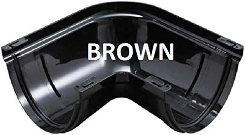Marley Deepflow 150mm Brown Gutter 90 Degree Angle RAJ1BR – BigaMart