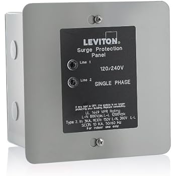 Leviton 51120-3 3-Phase Panel Protector, 120/208-Volt - Circuit Breaker ...