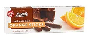 Amazon.com : Sweets Dark Chocolate Orange Sticks, 10.5oz Box : Candy ...