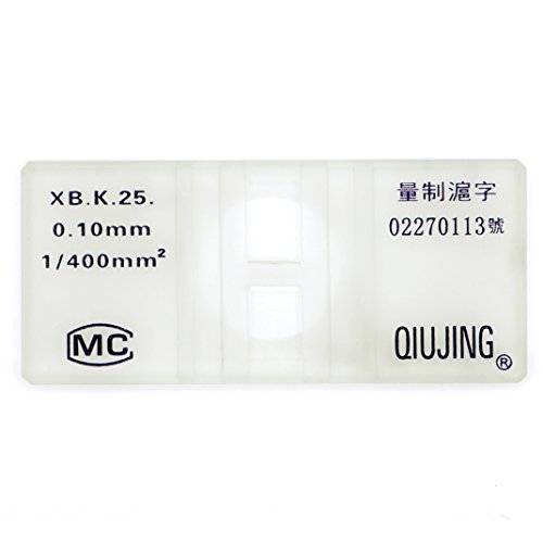 Hemocytometer Blood Counting Chamber with 100 Cover Slips Hemacytometer ...