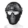 Tacsnake Tactical Airsoft Paintball Fast Helmet with Mask, PJ Type ...