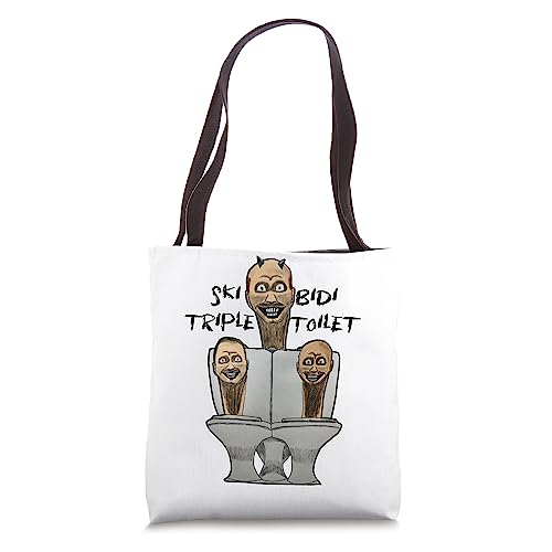 Skibidi Triple Toilet - Skibidi Toilet meme game gifts Tote Bag in ...